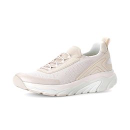 Sneaker Gabor "Sneaker low", Damen, Gr. 36, beige, Schuhe Sneaker