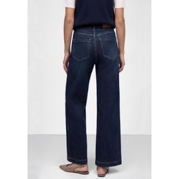 Loose-fit-Jeans Street One, Damen, Gr. 24, L&auml;nge 30, deep indigo soft washed, Jeans, 72% Baumwolle, 25% Polyester, 3% Elasthan, unifarben, lang, Jeans, im Loose Fit