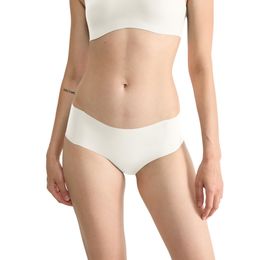 Hipster Sloggi "ZERO Feel 2.0 Hipster", Damen, Gr. XXL, wei&szlig; (silk wei&szlig;), Single Jersey, Obermaterial: 76% Polyamid, 24% Elasthan, Unterhosen, nahtlos und unsichtbar