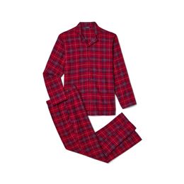 Tchibo - Flanell-Pyjama - Herren - Gr. L - mehrfarbig/kariert