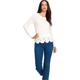 Heine Pullover in Creme - 66% | Gr&ouml;&szlig;e 38 | Damen-pullover-cardigans
