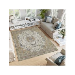 Mioli Kurzflor-Teppich in Beige - 73% | Gr&ouml;&szlig;e 120x180 cm |