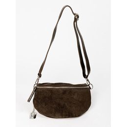 Anna Morellini Leder-Umh&auml;ngetasche "Filellia" in Dunkelbraun - (B)25 x (H)14 x (T)1 cm - 72% | Damen-taschen