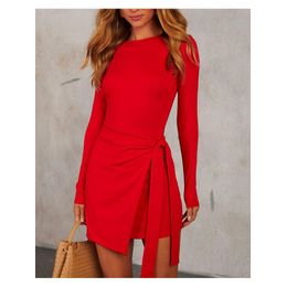 Milan Kiss Kleid in Rot - 60% | Gr&ouml;&szlig;e L | Damen-kleider