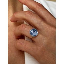 Les Petites Pr&eacute;cieuses Silber-Ring mit Edelsteinen - 68% | Gr&ouml;&szlig;e 50 | Schmuck