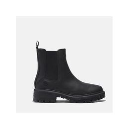 Timberland Leder Chelsea-Boots "Cortina Valley Mid" - 52% | Gr&ouml;&szlig;e 40 | Stiefeletten
