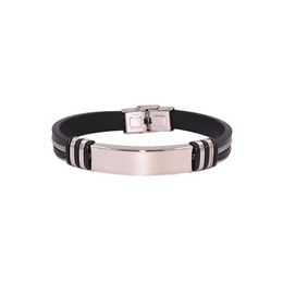 Firetti Herren Edelstahlarmband &raquo;Schmuck Geschenk ID-Armband- Optik&laquo; Made in Germany schwarz