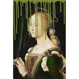 queence Acrylglasbild &raquo;Frau mit Farbklecks&laquo; Bilder von Frauen Formen Frau Gem&auml;lde Historische Pers&ouml;nlichkeiten Kunst Fine Art-Print in Galeriequalit&auml;t