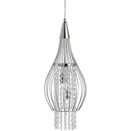 Searchlight H&auml;ngeleuchte &raquo;Rocket 2Lt Pendant - Chrome Metal & Crystal&laquo; G9 1 Stk.