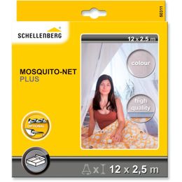 Schellenberg Fliegengitter-Gewebe &raquo;Insektenschutz-Vorhang Plus Betthimmel&laquo; Set, 1 Stk. tlg. Moskitonetz Baldachin f&uuml;r das Bett, 2,5 m x 12 m, wei&szlig; 