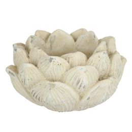 I.GE.A. Pflanzk&uuml;bel &raquo;Antikes Pflanzgef&auml;&szlig; Lotus-Blume&laquo; Blumentopf K&uuml;bel Blumenk&uuml;bel Pflanzgef&auml;&szlig; Blumenst&auml;nder zum Bepflanze beige Beton