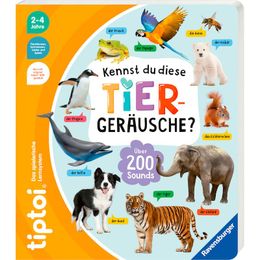 Ravensburger Kinderbuch &raquo;tiptoi Kennst du diese Tierger&auml;usche?&laquo; Made in Europe bunt Tolle Zuordnungsspiele und Tierlieder bieten lang anhaltende Besch&auml;ftigung