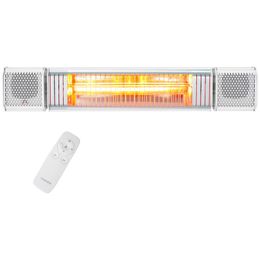 VASNER Heizstrahler &raquo;Bluetooth, wei&szlig;, Appino BEATZZ&laquo; 2.000 W Wand / Decke mit Musik & LED wei&szlig; HEIZSTRAHLER MIT APPSTEUERUNG: Mit Fernbedienung und 6 