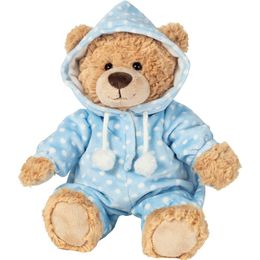 HERMANN TEDDY ORIGINAL Kuscheltier &raquo;Schlafanzugb&auml;r blau 30 cm&laquo; beige Kuscheltier