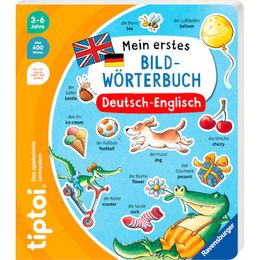 Ravensburger Kinderbuch &raquo;tiptoi Mein erstes Bild-W&ouml;rterbuch Deutsch-Englisch&laquo; Made in Europe bunt Mit Suchspielen und bekannten englischen Kinderliedern