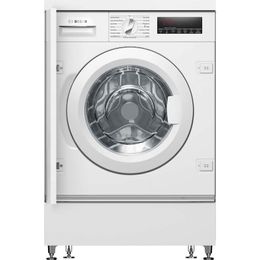 Bosch Einbauwaschmaschine Serie 8 &raquo;WIW28443&laquo; 8 kg 1400 U/min AquaStop, Speed Perfect, Nachlegefunktion, Kurzprogramme wei&szlig; Einbauwaschmaschine