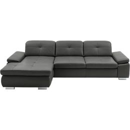 Die PlanBar Ecksofa &raquo;PN-IN16012 L-Form, Breite 309 cm&laquo; inkl. Sitztiefenverstellung, optional mit Kopfteilverstellung