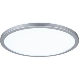 Paulmann LED Panel &raquo;Atria Shine IP20 rund 293mm 16W 2000lm 4000K&laquo; 1 Stk. Neutralwei&szlig; Backlight grau