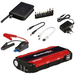 Einhell Starthilfeger&auml;t &raquo;&raquo;CE-JS 12&laquo;&laquo; 3 x 3700 mAh rot Mobile Stromversorgung zum Laden von Handy, Laptop, Kamera, uvm.