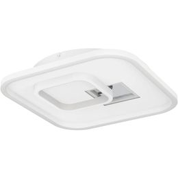 Eglo Deckenleuchte &raquo;Tiriolo Deckenlampe, Wohnzimmerlampe, Metall, Kunststoff, Flurlampe&laquo; LED-Modul 1 Stk. Neutralwei&szlig; Wand-/Deckenleuchte - L38 x B38 