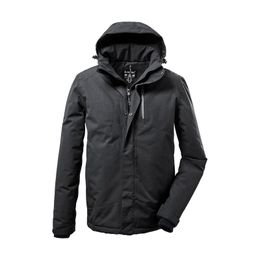 Killtec Herren Outdoorjacke &raquo;KOW 161 MN JCKT&laquo; Wasser- und winddichte Funktionsjacke mit abnehmbarer Kapuze schwarz M