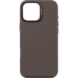 Decoded Smartphone-H&uuml;lle &raquo;AntiMicrobial Silicone Backc. iPhone 16 Pro Max&laquo; Smartphones schwarz Silikon Sto&szlig;resistenter Polycarbonat-Rahmen absorbiert 