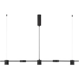 NOVA LUCE LED-H&auml;ngeleuchte &raquo;NORDIK&laquo; LED-Modul 1 Stk. Warmwei&szlig; Dimmbar; Mit Leuchtmittel schwarz