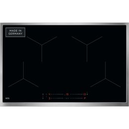 AEG Induktions-Kochfeld &raquo;TO84IA0FXB&laquo; Powerboost, Hob&sup2;Hood, 14 Stufen, Topferkennung, Timer, Made in Germany schwarz Induktions-Kochfeld