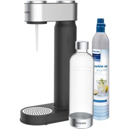 Philips Wassersprudler &raquo;Viva&laquo; & CO2-Zylinder,1L Kunststoff-Flasche schwarz Kunststoff