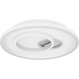 Eglo Deckenleuchte &raquo;Tiriolo Deckenlampe, Wohnzimmerlampe, Metall, Kunststoff, Flurlampe&laquo; LED-Modul 1 Stk. Neutralwei&szlig; Wand-/Deckenleuchte - H6 x &Oslash;38 