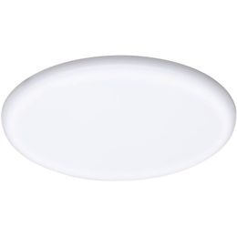 Paulmann LED Einbauleuchte &raquo;Veluna VariFit IP44 3-Stufen-dimmbar rund 4.000K Satin&laquo; 1 Stk. Neutralwei&szlig; LED Einbaupanel IP44 3-Stufen-dimmbar rund 4.000K Satin 