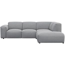 FLEXLUX Ecksofa &raquo;Lucera, super Sitzkomfort durch Kaltschaum im Sitz, L-Form&laquo; modern & anschmiegsam, Designsofa, modernes skandinavisches Design grau 