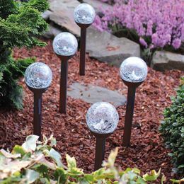Think@Pets Gartenleuchte &raquo;BALLS&laquo; LED-Board Set, 5 St&uuml;ck schwarz