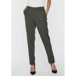 V&eacute;ro Moda Vero Moda Damen Anzughose &raquo;VMMAYA MR LOOSE SOLID PANT NOOS&laquo; kn&ouml;chelfreie Form mit Saumaufschlag grau XS, L&auml;nge 30