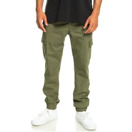 Quiksilver Herren Cargohose &raquo;MW Cuffed&laquo; gr&uuml;n 28(XS)