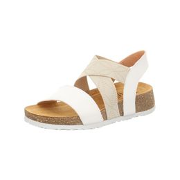 Think! Damen Riemchensandale &raquo; Sandalen Nappaleder&laquo; wei&szlig; 37