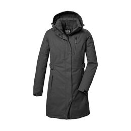Killtec Damen Parka &raquo;KOW 303 WMN PRK&laquo; Wasserdichter, atmungsaktiver Damenparka mit abnehmbarer Kapuze grau 46