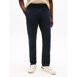 Tommy Hilfiger Herren Cargohose &raquo;DENTON LW TWILL&laquo; Straight Fit, Baumwolle blau 31, L&auml;nge 34