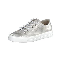 Paul Green Damen Sneaker &raquo; Sneaker Leder&laquo; silber 41