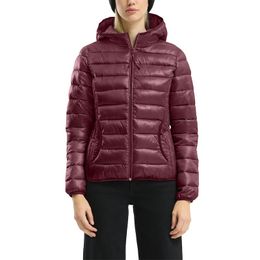 Qs Damen QS Outdoorjacke mit Kapuze mit Kapuze rot M
