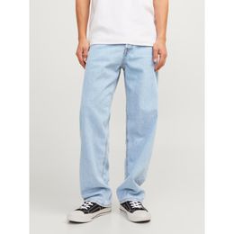 Jack & Jones Jack & Jones Herren Relax-fit-Jeans &raquo;JJIEDDIE mit hoher Taille und lockerer Passform&laquo; mit Faded-Effekten blau 30, L&auml;nge 30