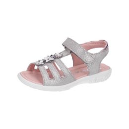 Ricosta M&auml;dchen Riemchensandalette &raquo; Sandalen Leder/Textil&laquo; grau 28