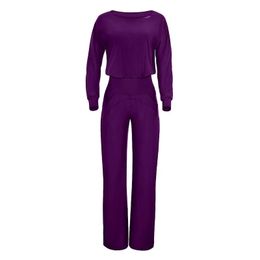 WINSHAPE Damen Jumpsuit &raquo;JS101LSC&laquo; Functional Comfort lila M, Normalgr&ouml;&szlig;en