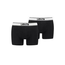 Levi's Levi's Herren &raquo;LEVIS MEN VNTG HTR BOXER BRIEF ORG CO 2P&laquo; 2er Pack, mit breitem Logobund schwarz L