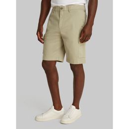 Calvin Klein Herren Cargoshorts &raquo;MODERN TWILL CARGO SHORT&laquo; mit Logo-Patch gr&uuml;n 38, N-Gr