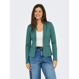 Only Damen Only Jerseyblazer &raquo;ONLPOPTRASH &ndash; 2-Knopf Blazer mit taillierter Silhouette&laquo; regular fit, Milano Rib, Materialmix, Reverskragen, unifarben 