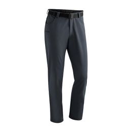 Maier Sports Herren Funktionshose &raquo;Perlit M&laquo; warme Herren Softshellhose, Winter Outdoorhose, winddicht, Regular Fit grau 48, Normalgr&ouml;&szlig;en