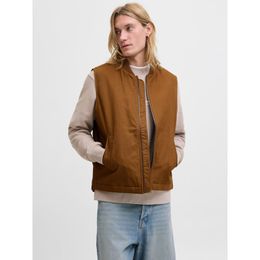 Jack & Jones Jack & Jones Herren Softshellweste &raquo;JJEDOVER VEST NOOS&laquo; braun XL