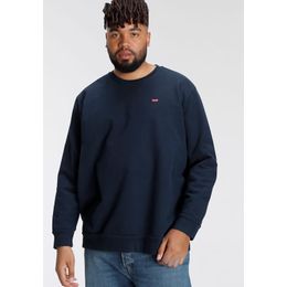 LEVI'S&reg; PLUS Levi's Plus Herren Levi's Plus Sweatshirt &raquo;BIG ORIGINAL HM CREW&laquo;, mit Batwing-Logobadge blau XL (60/62)