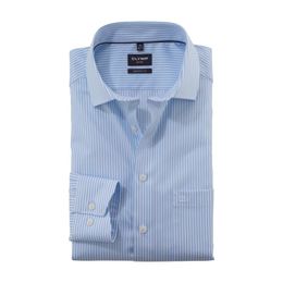 OLYMP Herren OLYMP Businesshemd &raquo;Luxor modern fit&laquo; fein gestreift blau 41, N-Gr
